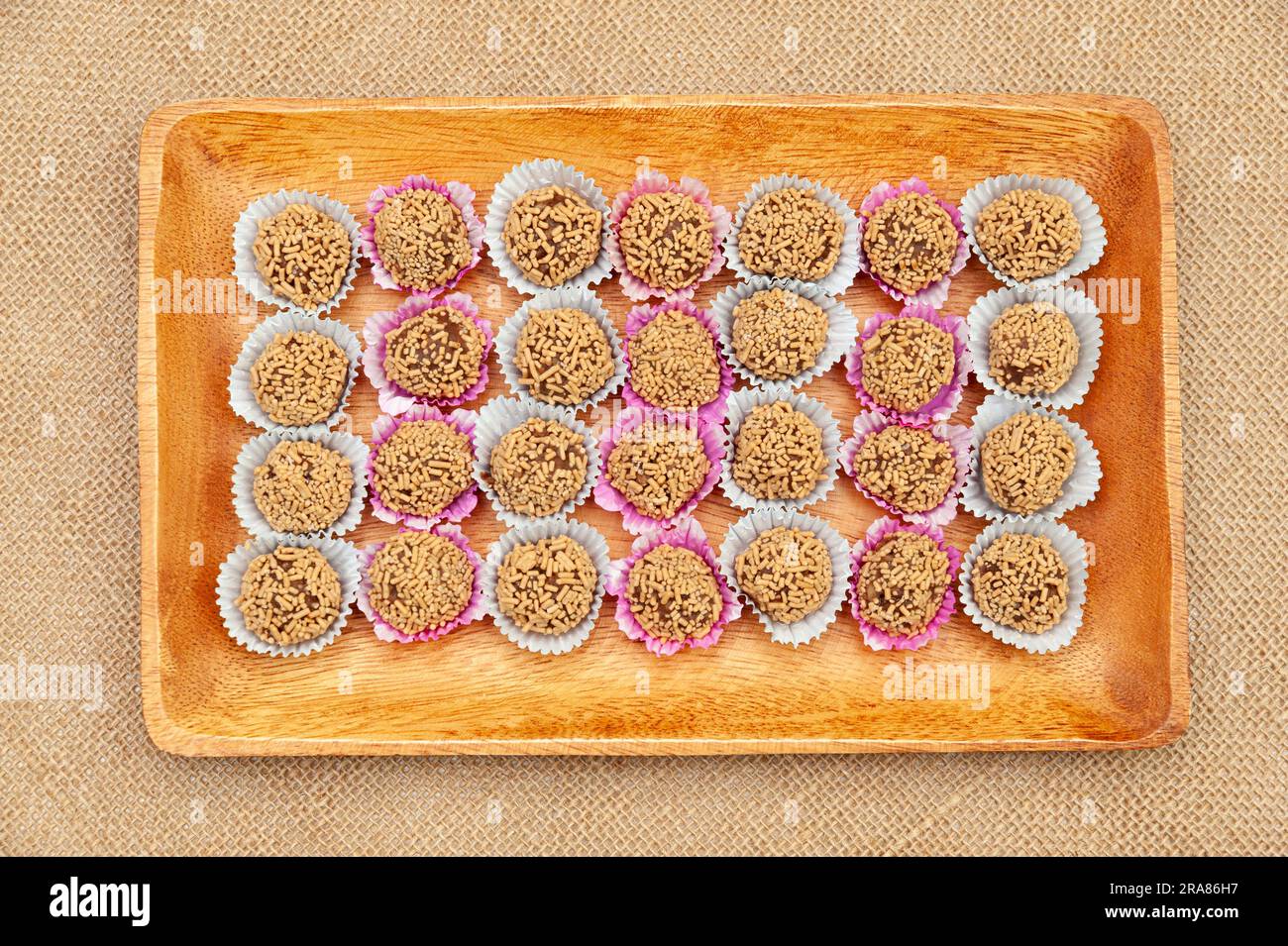 Traditional homemade sweets known in Brazil as "Brigadeiro de Amendoim ...