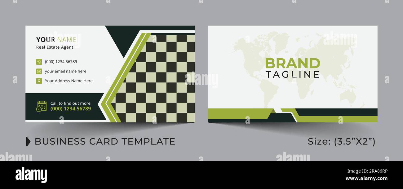 Property visiting card design hi-res stock photography and images - Alamy