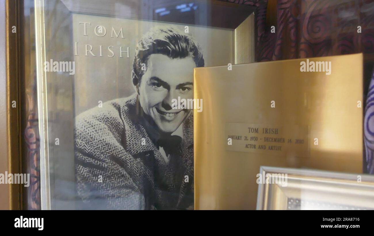 Los Angeles, California, USA 1st July 2023 Actor Tom Irish Grave/Niche ...