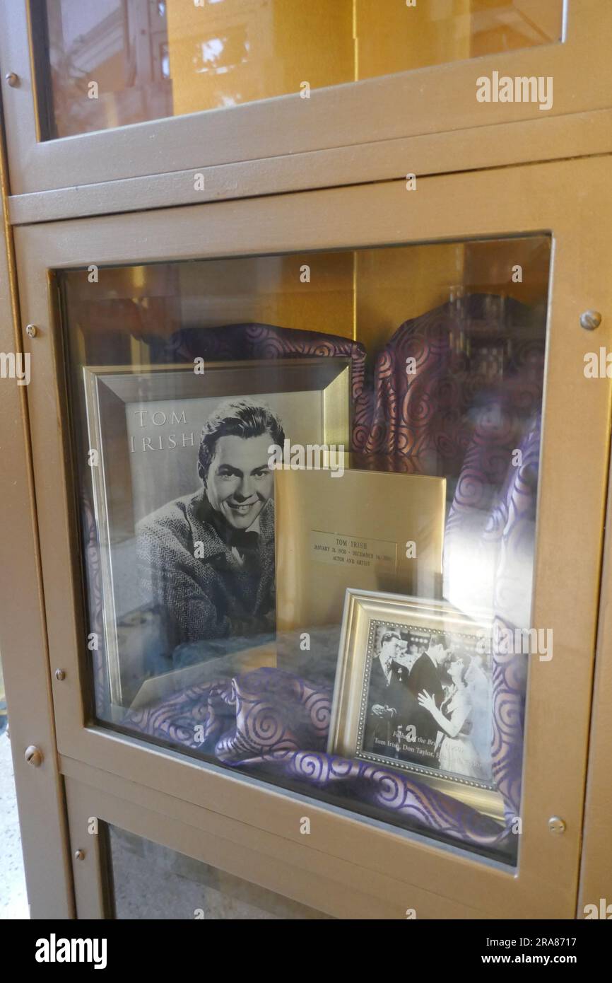 Los Angeles, California, USA 1st July 2023 Actor Tom Irish Grave/Niche ...