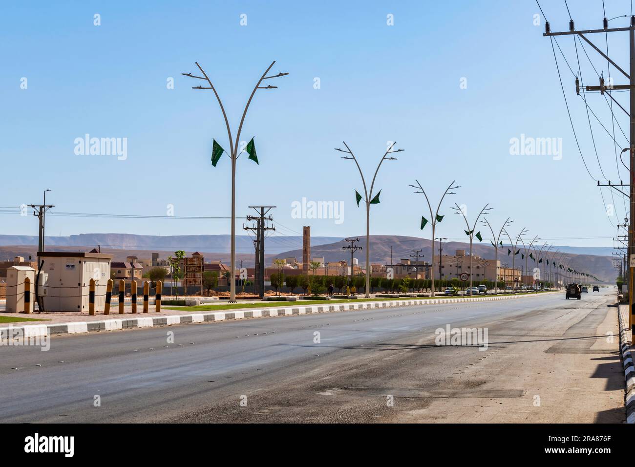 Main street muzahmiyah view hi-res stock photography and images - Alamy