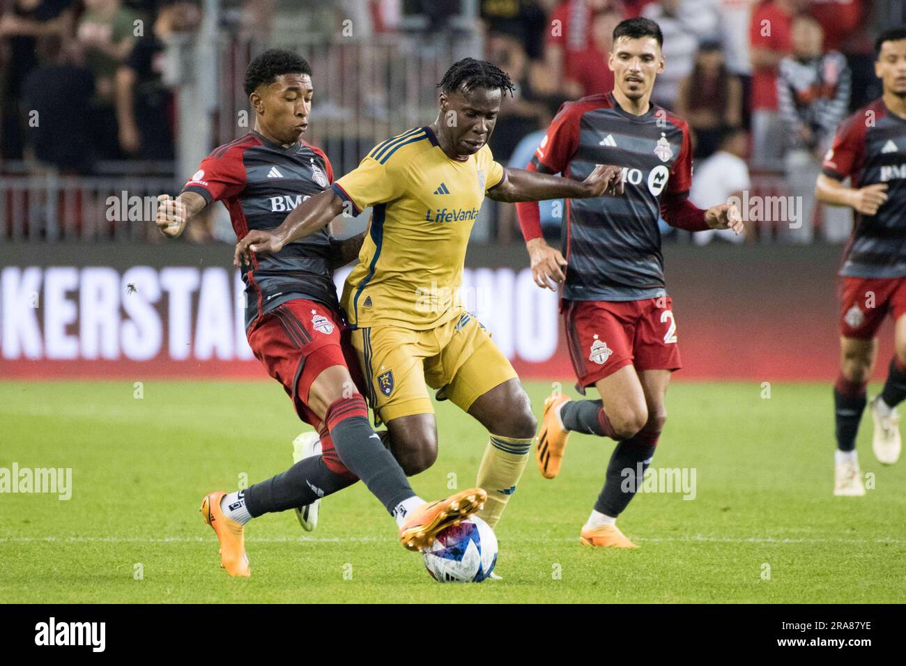 Toronto, Ontario, Canada. 1st July, 2023. Kosi Thompson #47, Emeka ...