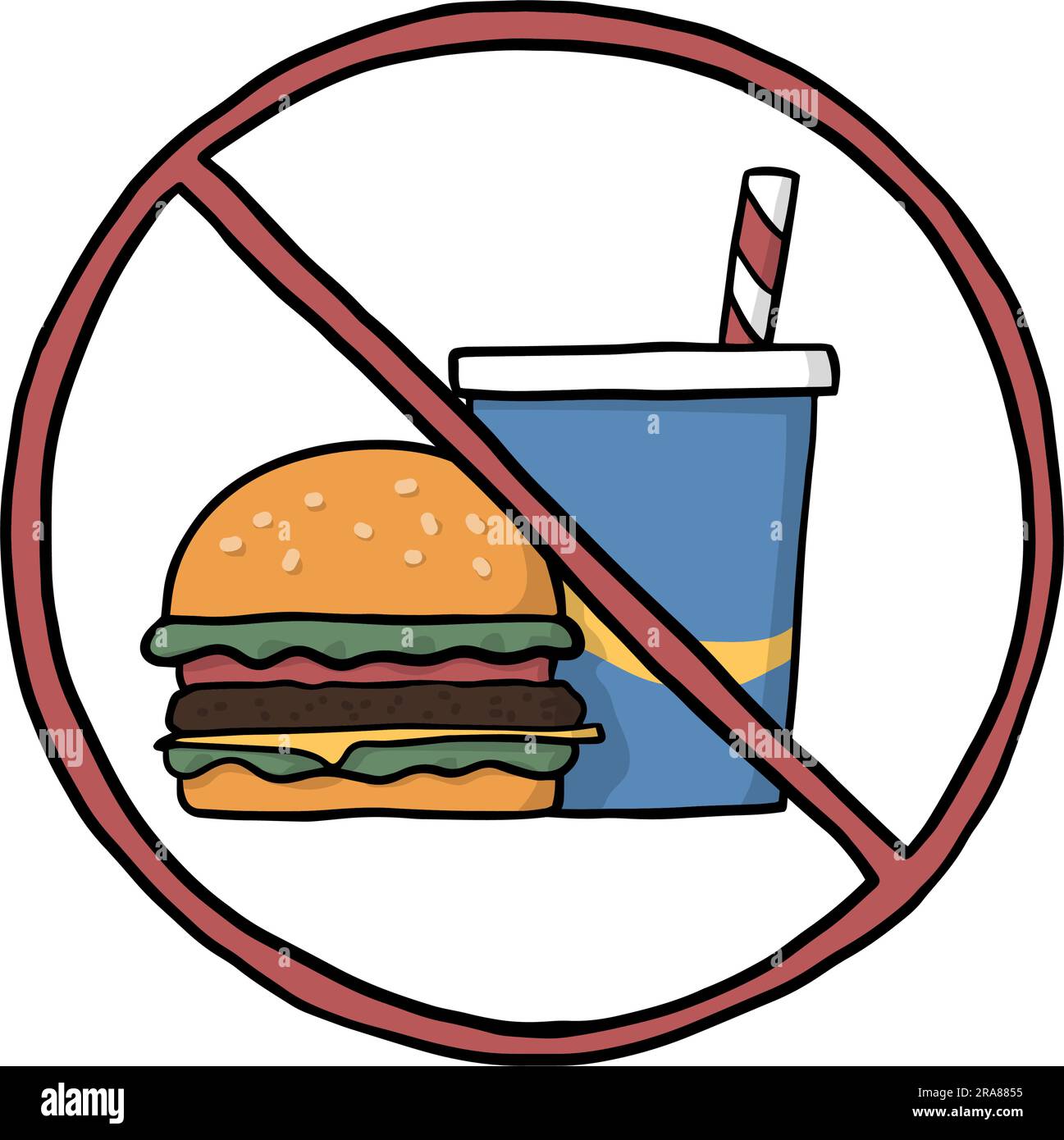No Food Or Drink Sign First Safety Signs Strella, Christina - Teacher ...