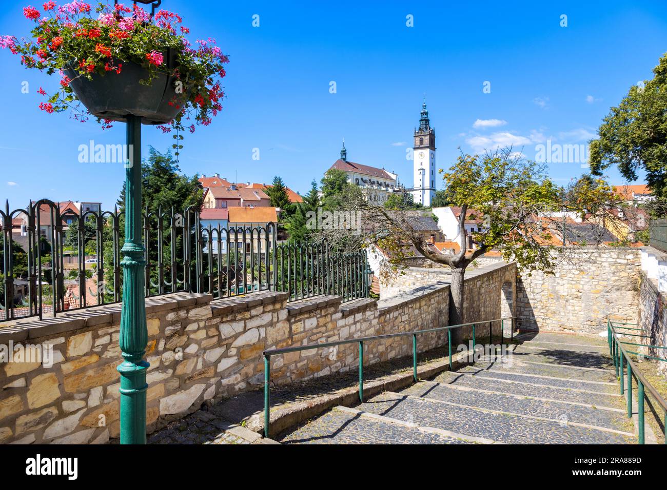 katedrala sv. Stepana, Machovy schody, Litomerice, Ceska republika / st ...