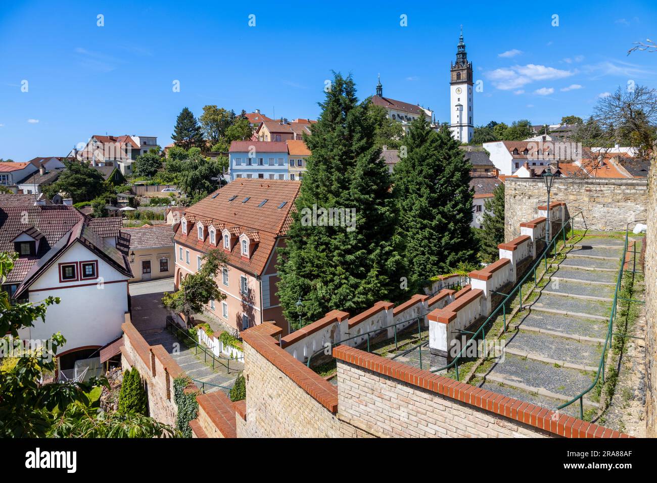 katedrala sv. Stepana, Machovy schody, Litomerice, Ceska republika / st ...