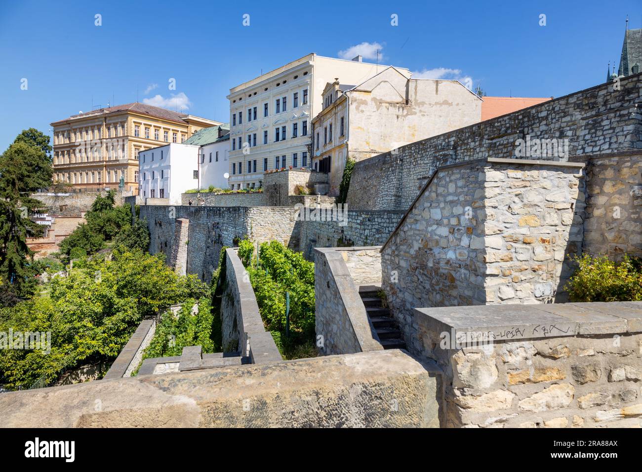 katedrala sv. Stepana, Machovy schody, Litomerice, Ceska republika / st ...