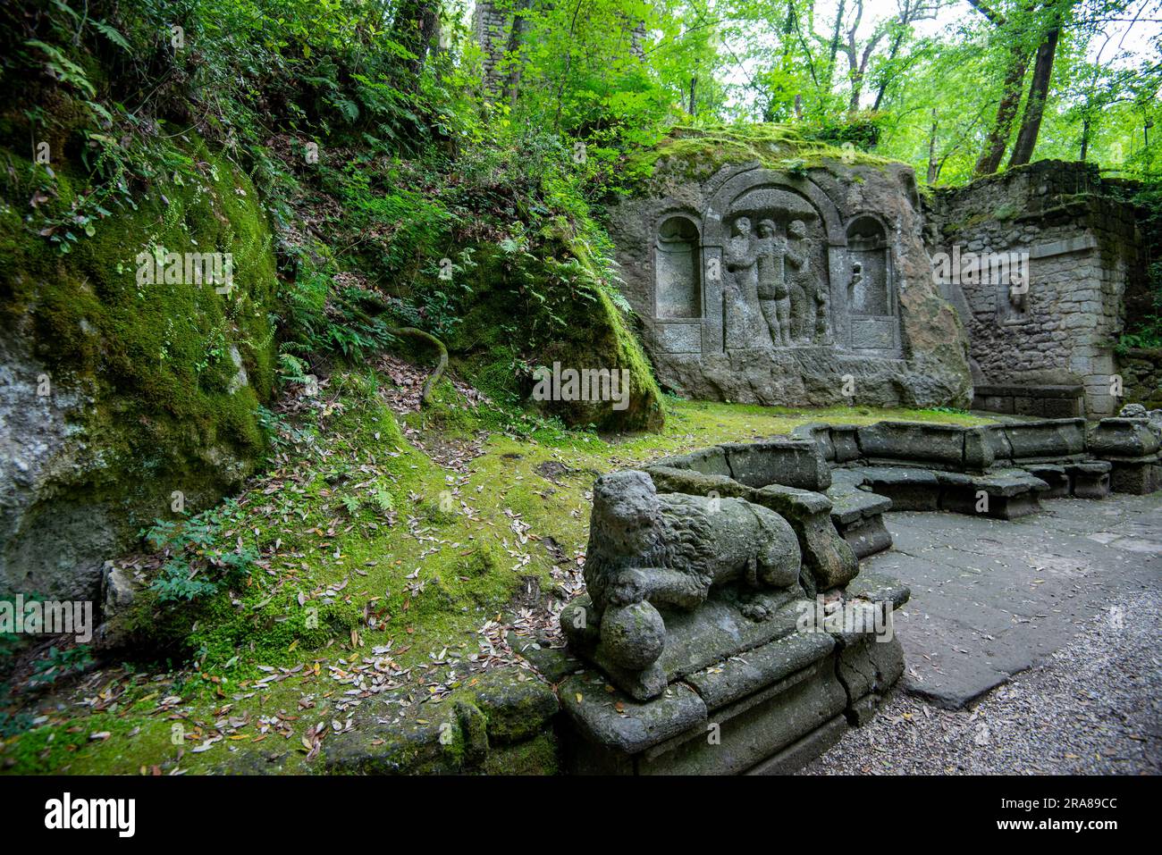 Park of Sacro Bosco - Italy Stock Photo - Alamy
