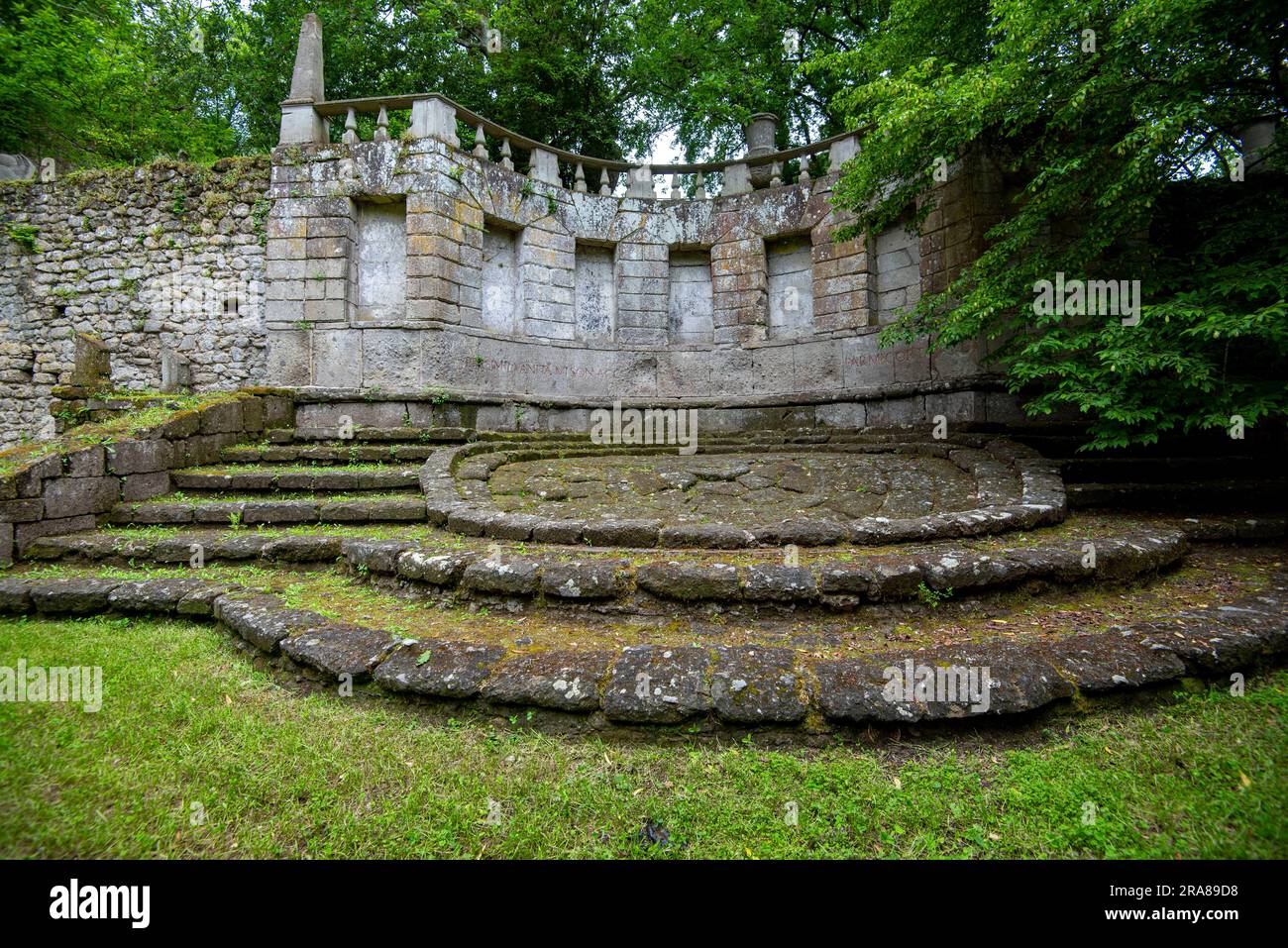 Park of Sacro Bosco - Italy Stock Photo - Alamy