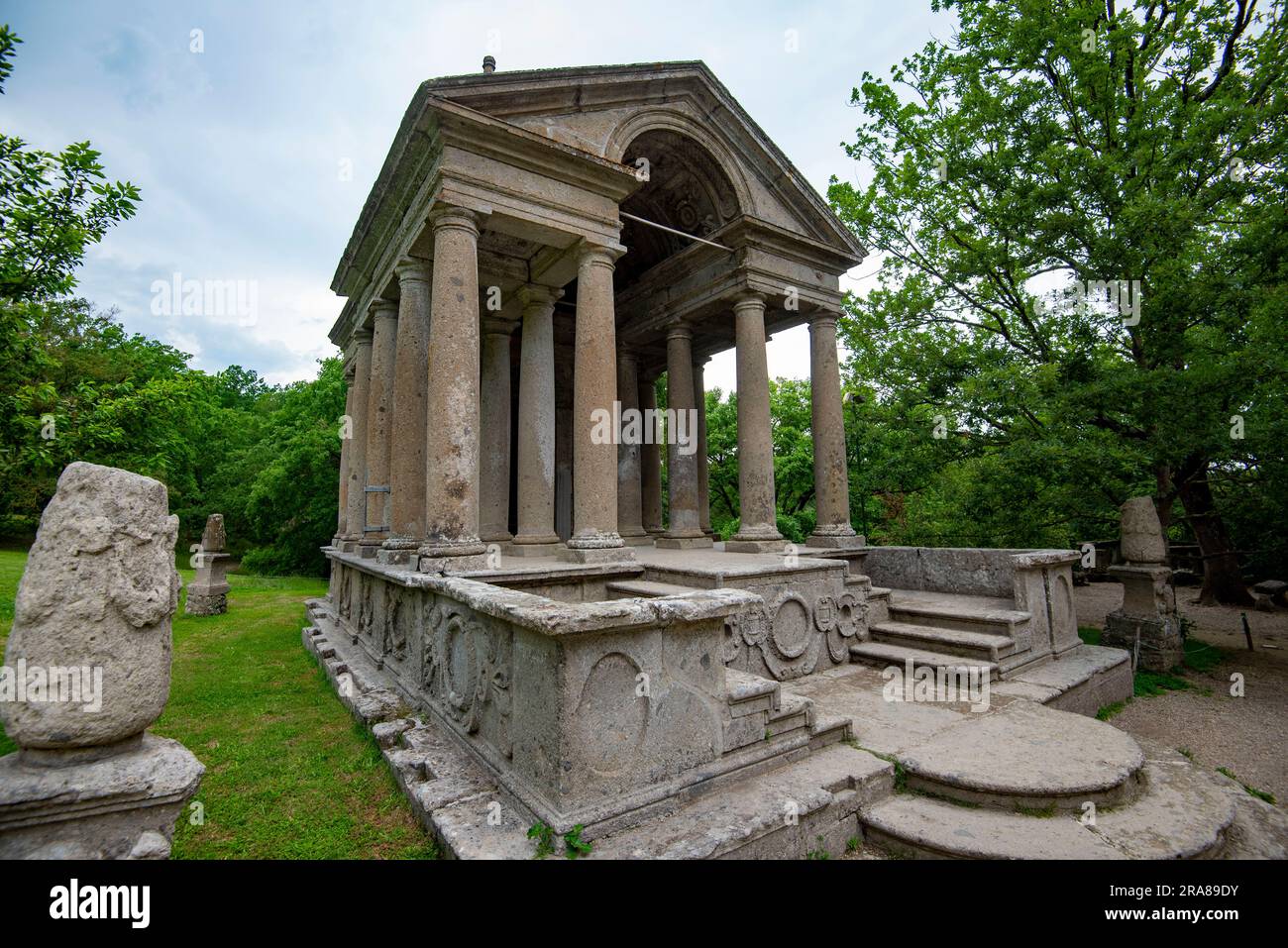 Park of Sacro Bosco - Italy Stock Photo - Alamy