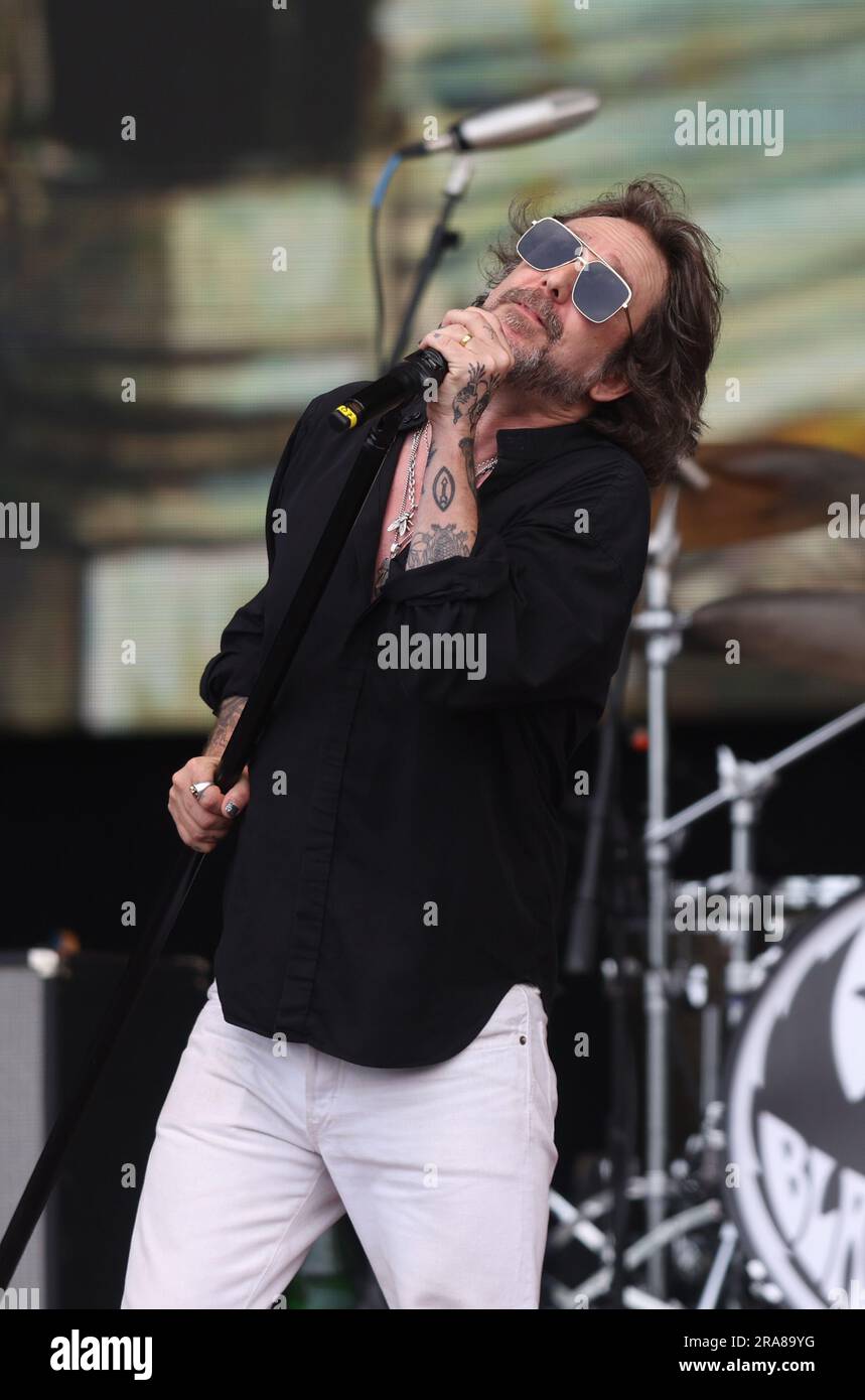 Chicago, IL, USA. 1st July, 2023. Chris Robinson pictured as the Black ...