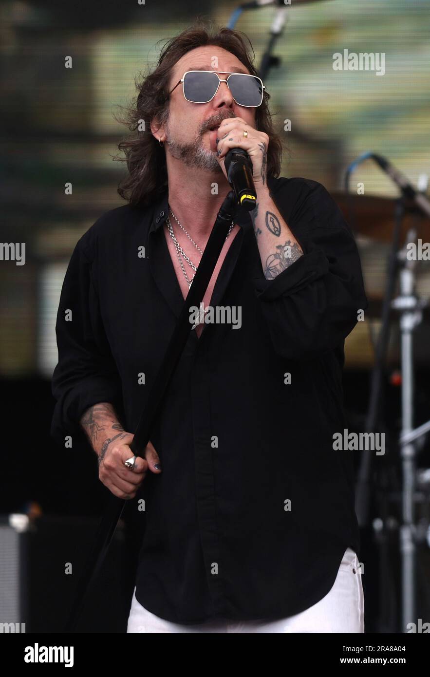 Chicago, IL, USA. 1st July, 2023. Chris Robinson pictured as the Black ...