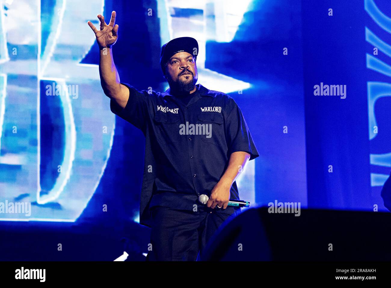 Ice Cube performs at the Essence Festival on Saturday, July 1, 2023, at ...