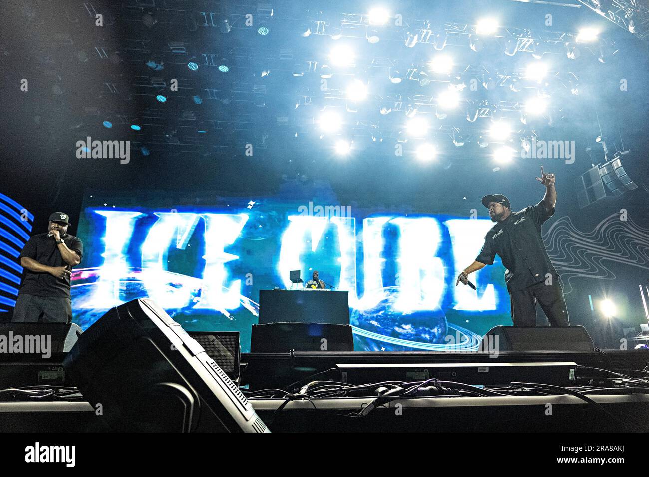 Ice Cube performs at the Essence Festival on Saturday, July 1, 2023, at ...