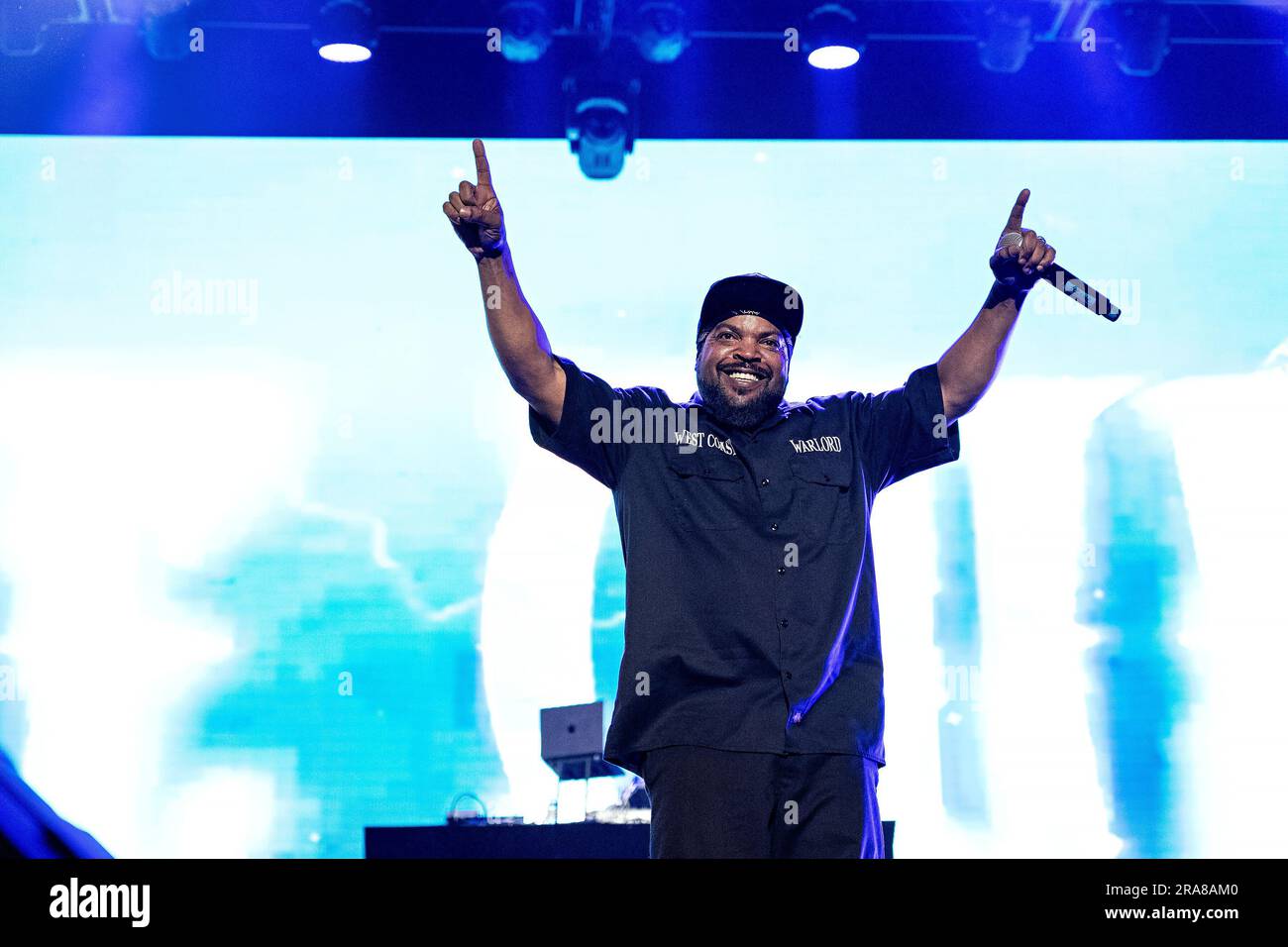 Ice Cube performs at the Essence Festival on Saturday, July 1, 2023, at ...