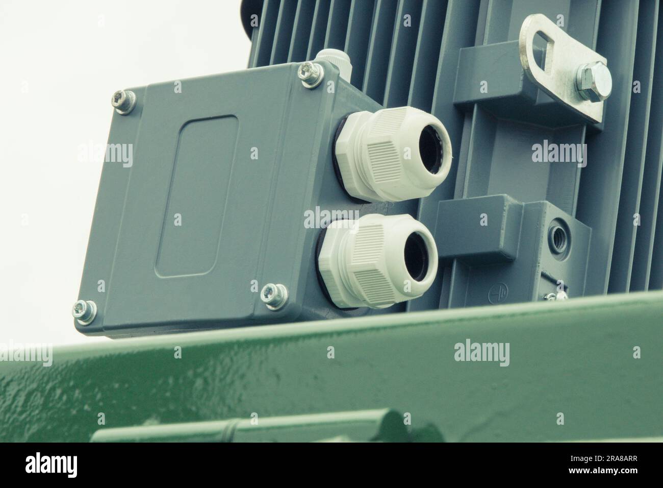 Electrical box used for wiring connections and part of electric engine ...