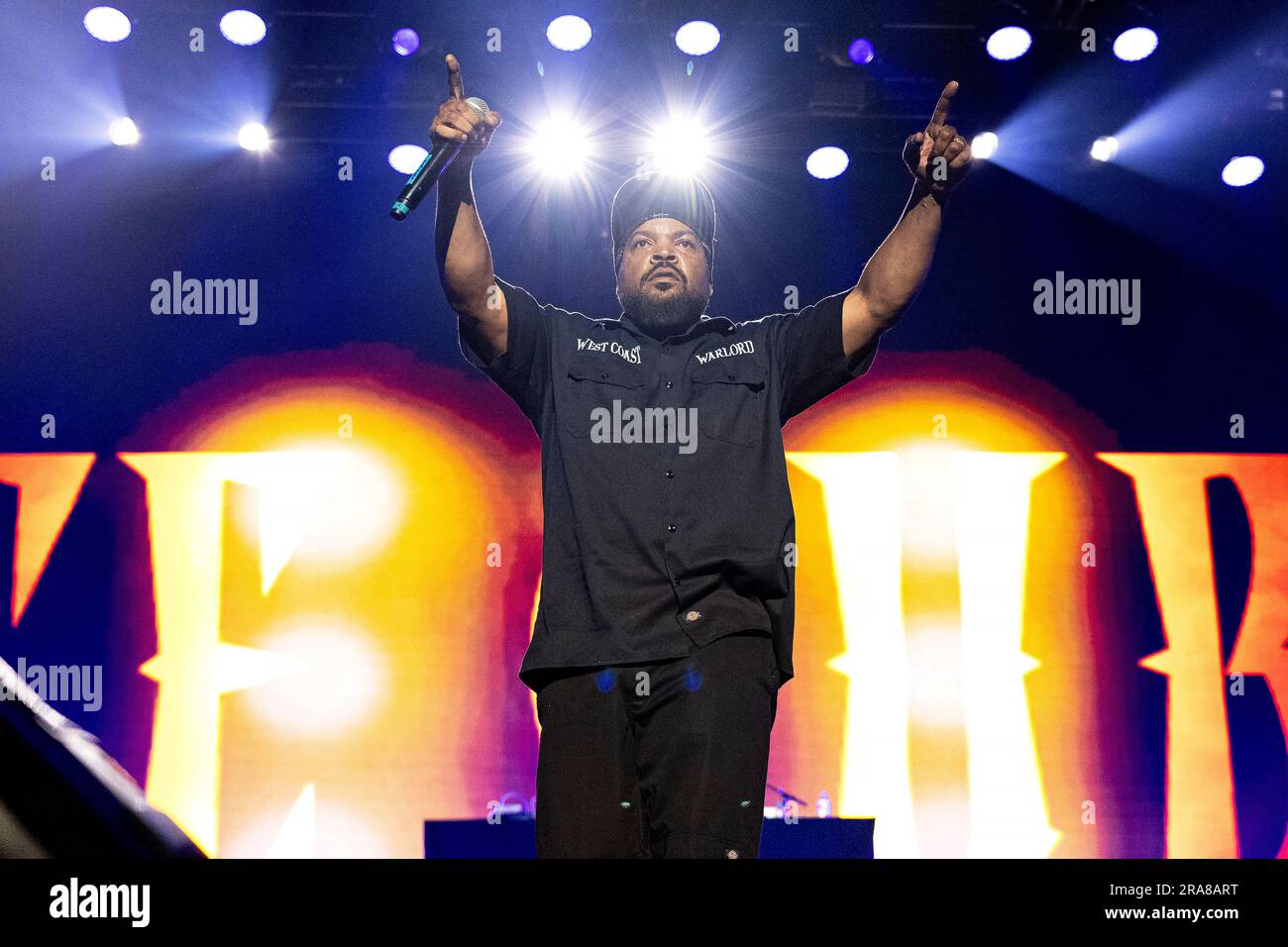 Ice Cube performs at the Essence Festival on Saturday, July 1, 2023, at ...