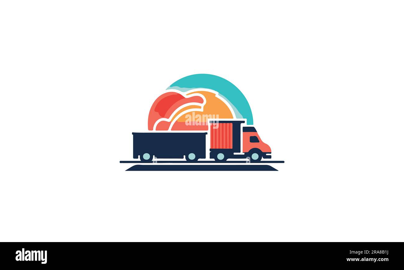 Business Logistic or other ways logo on white background Stock Vector ...