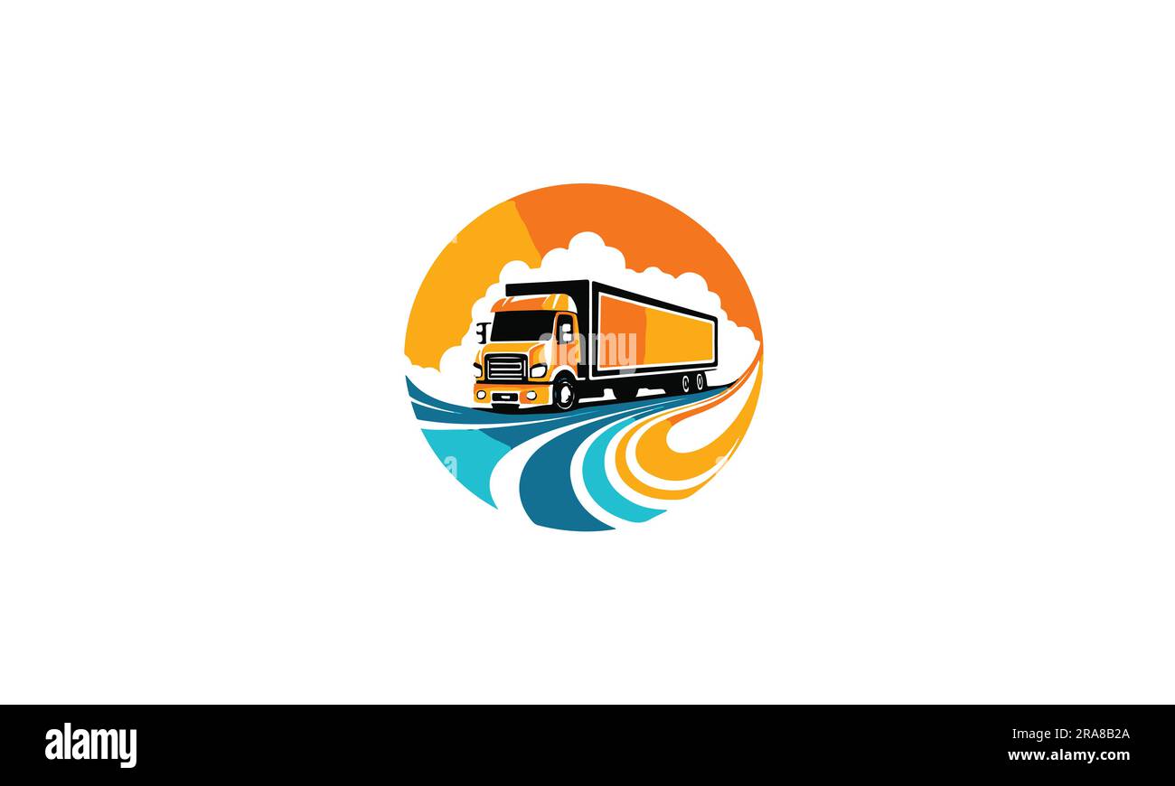 Business Logistic or other ways logo on white background Stock Vector ...