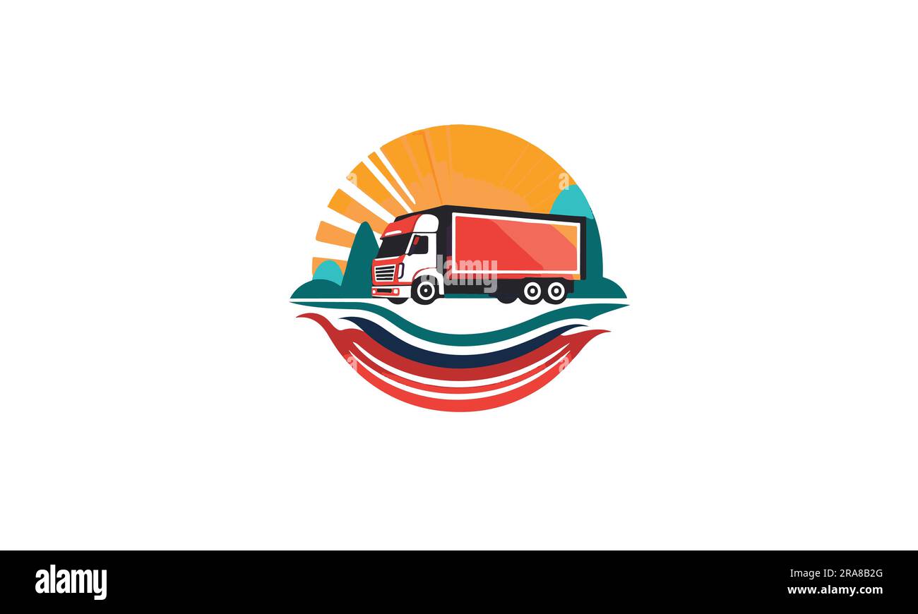 Business Logistic or other ways logo on white background Stock Vector ...