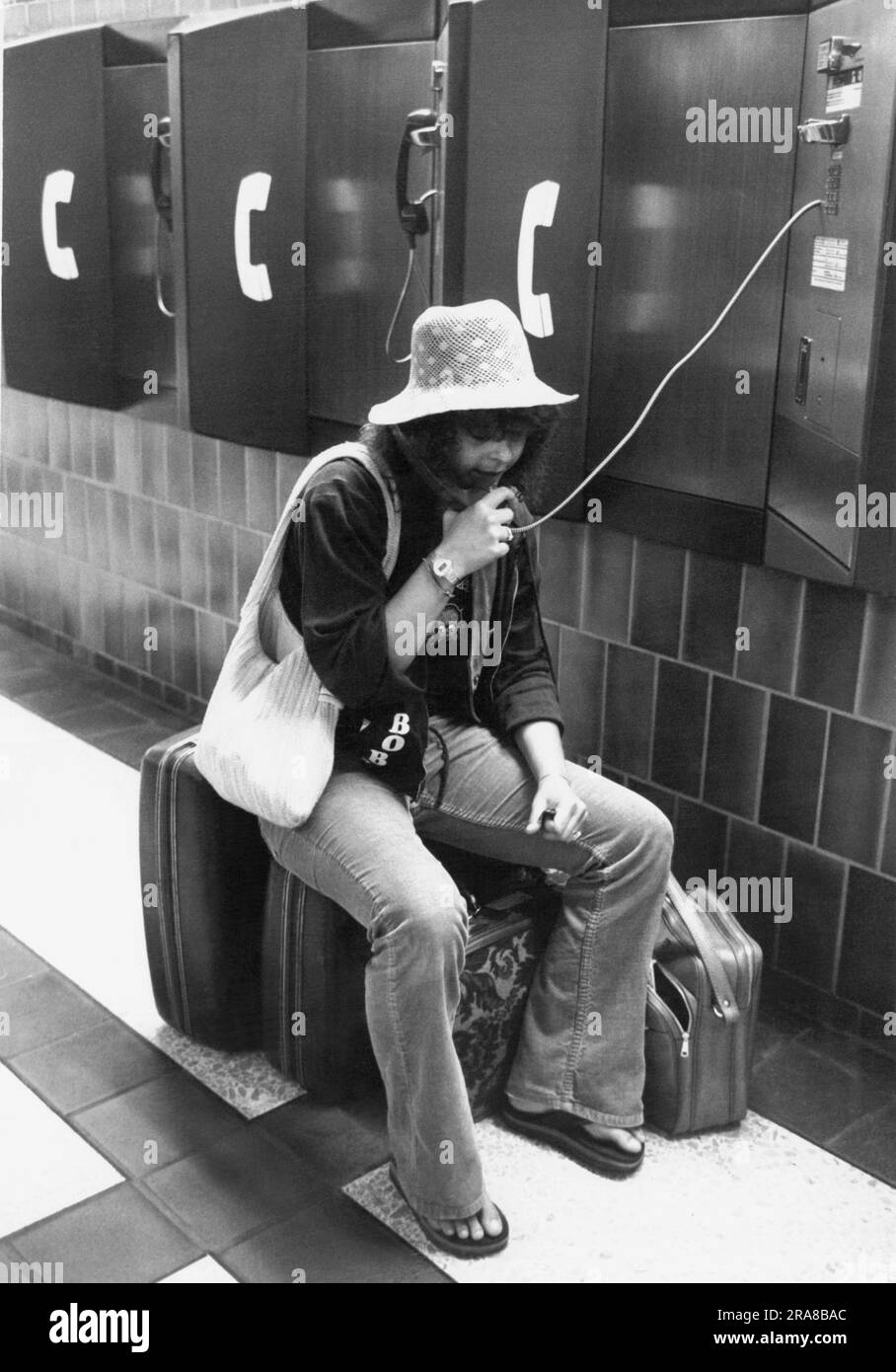 Bus terminal 1970s Black and White Stock Photos & Images - Alamy