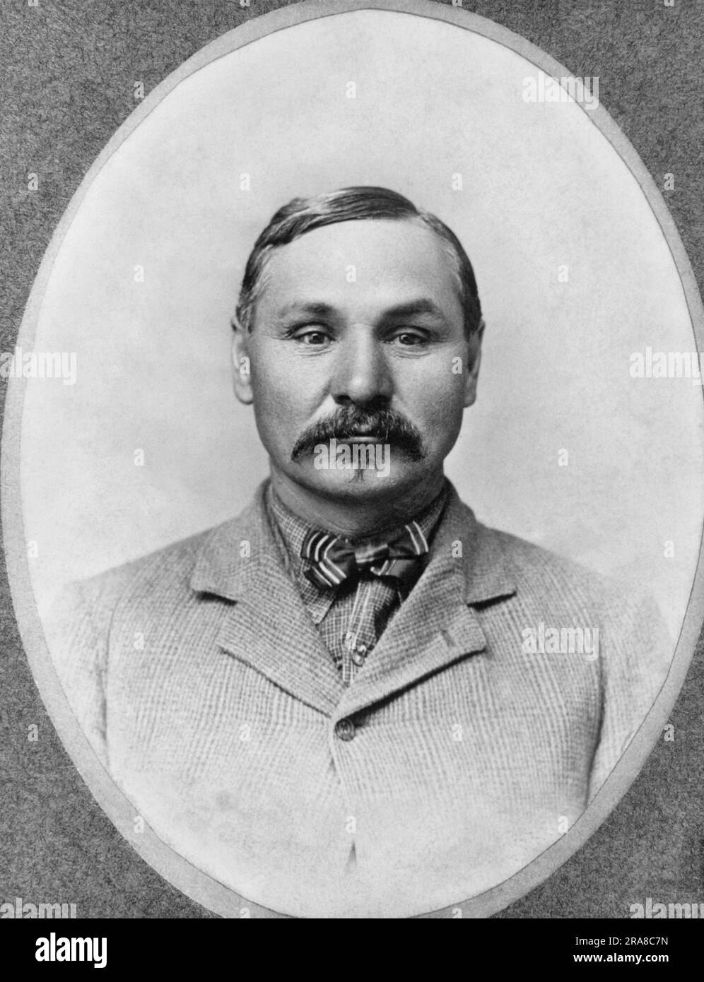 American West: c. 1895 Portrait of western frontiersman, interpreter ...