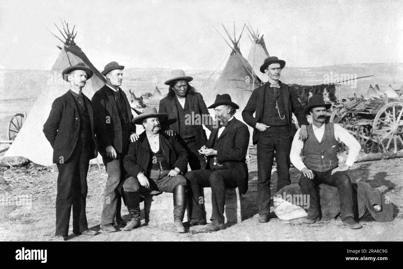 1800s frontier Black and White Stock Photos & Images - Alamy