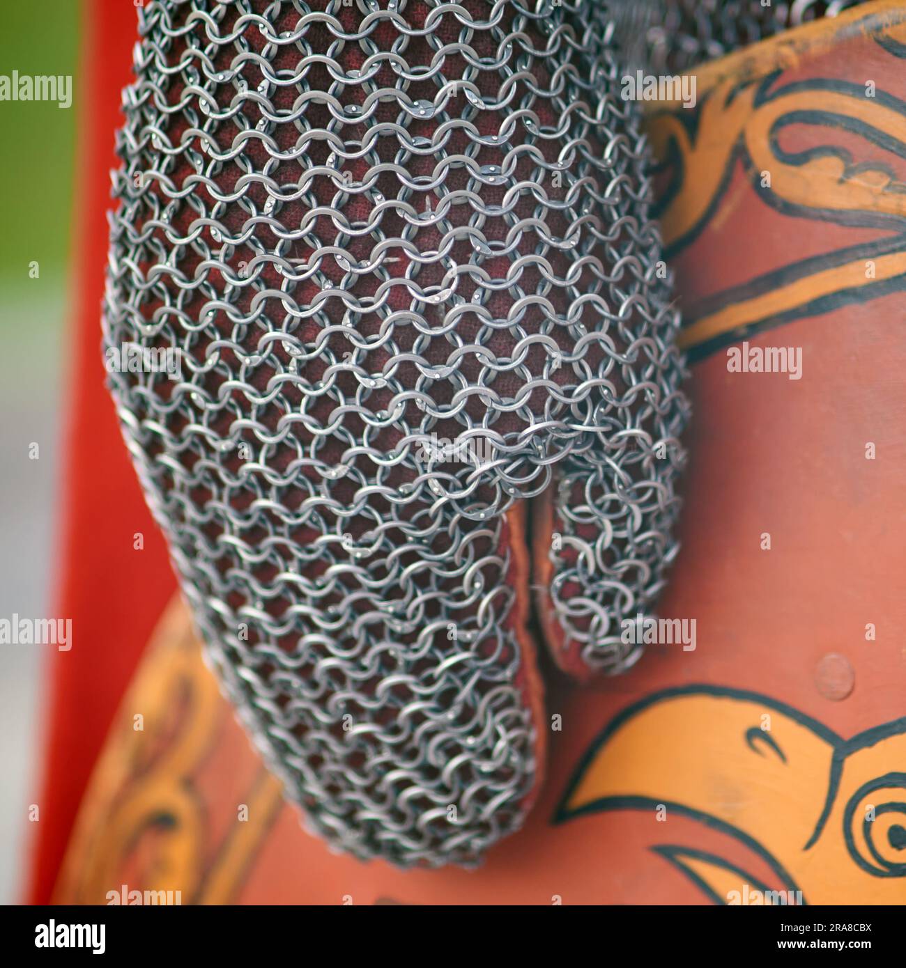 Glove of a medieval warrior of the Russian squad. Objects of medieval ...
