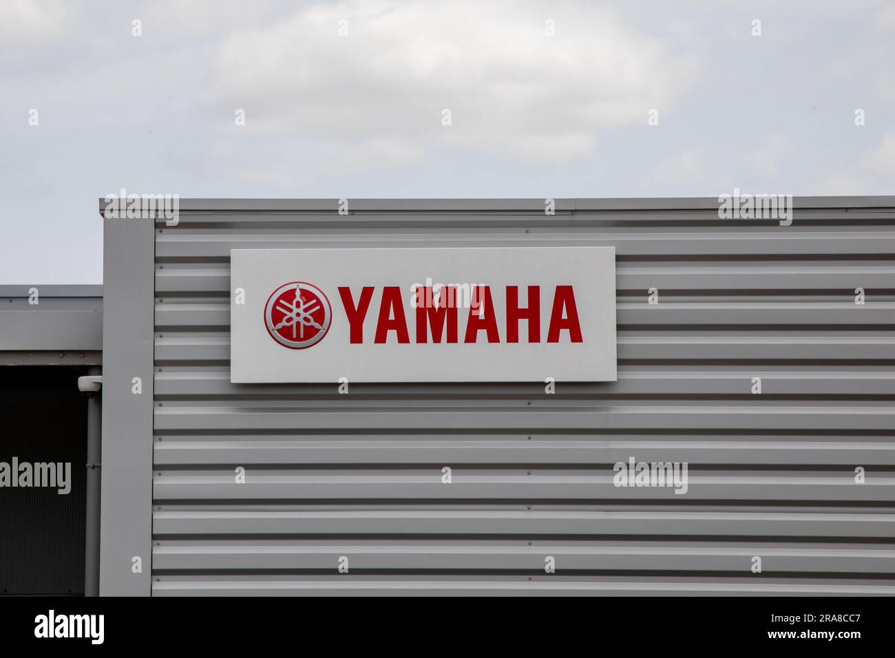 Bordeaux , France - 06 27 2023 : yamaha text brand and logo sign of ...