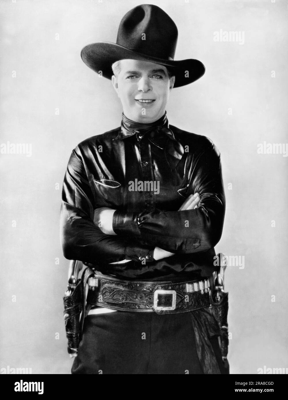Hollywood, California: c. 1936 A portrait of movie star, rodeo champion ...