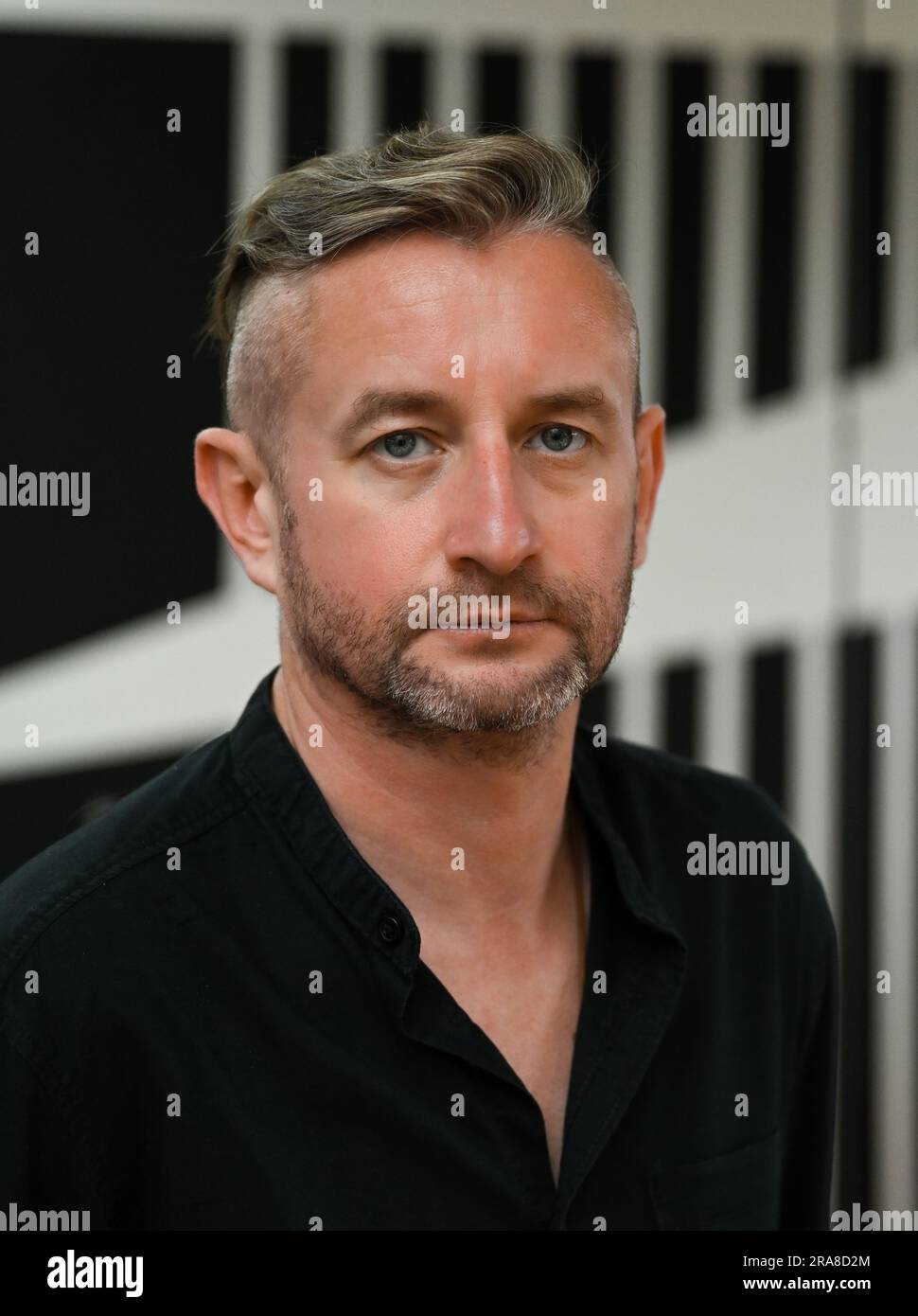 Potsdam, Germany. 01st July, 2023. Ukrainian writer Serhij Schadan, photographed before a ...