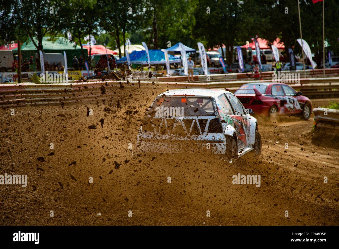 Photos from autocross race Stock Photo - Alamy
