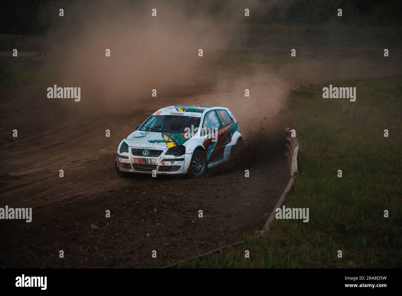 Photos from autocross race Stock Photo - Alamy