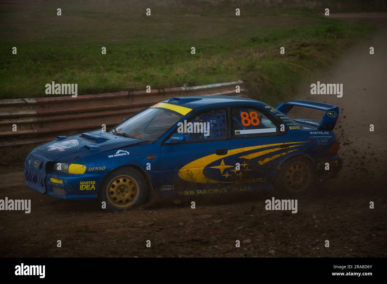Photos from autocross race Stock Photo - Alamy