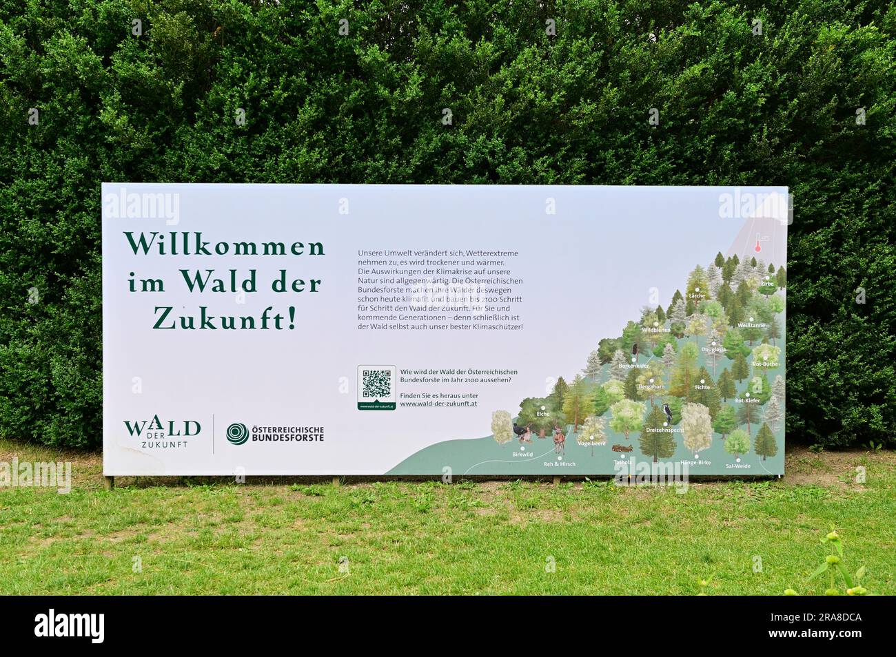 Baden, Lower Austria, Austria. Sign with the inscription "Welcome to ...