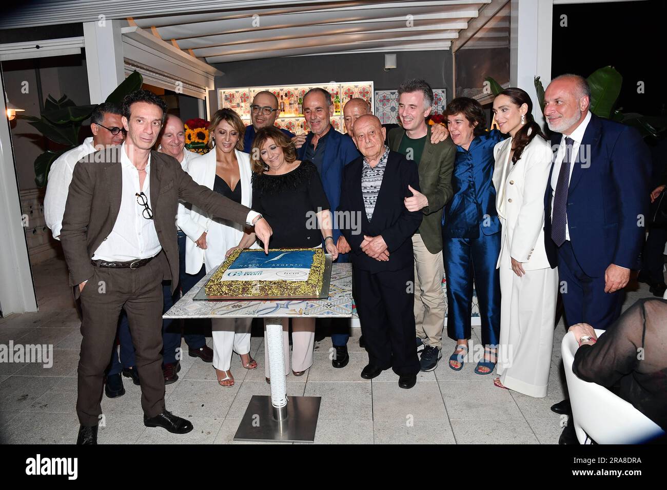 Taormina, Italy. 01st July, 2023. Taormina : Silver Ribbons . In the ...