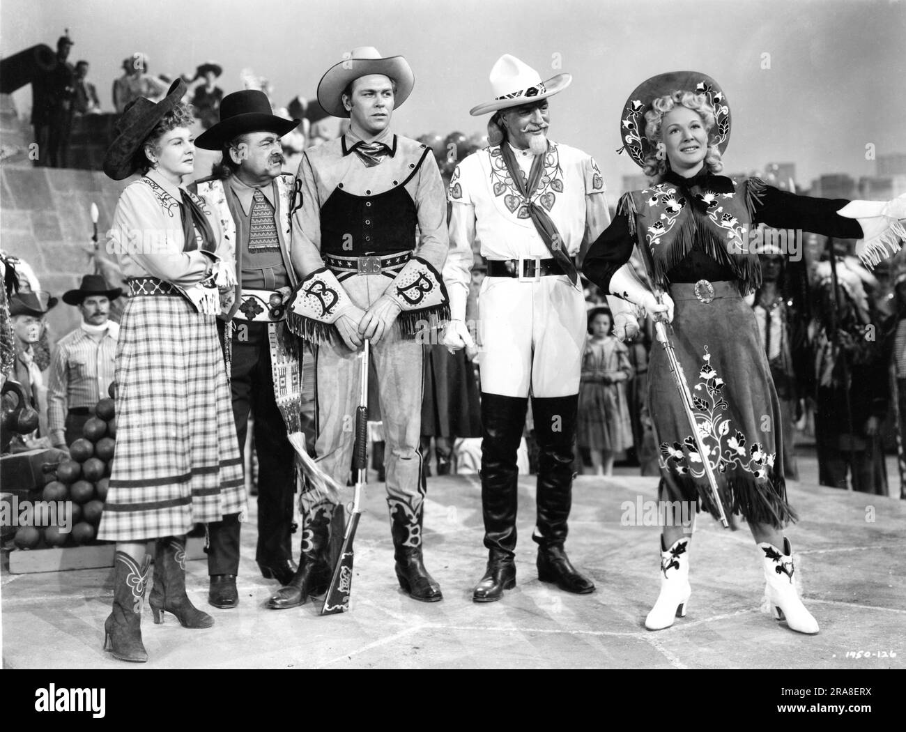 Annie oakley and frank butler Black and White Stock Photos & Images - Alamy