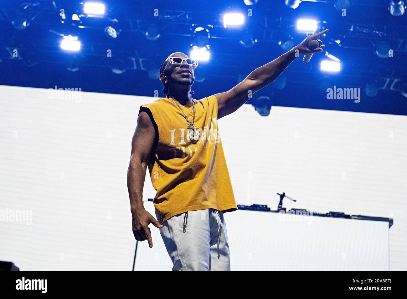 Ludacris performs at the Essence Festival on Saturday, July 1, 2023, at ...