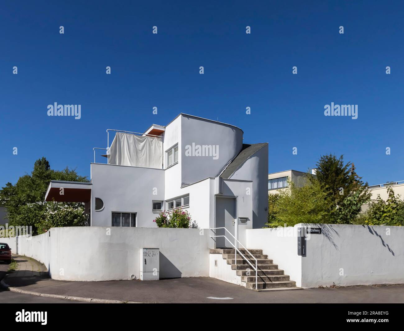 Weissenhofsiedlung Stuttgart, Werkbundsiedlung, built in 1927 by the ...