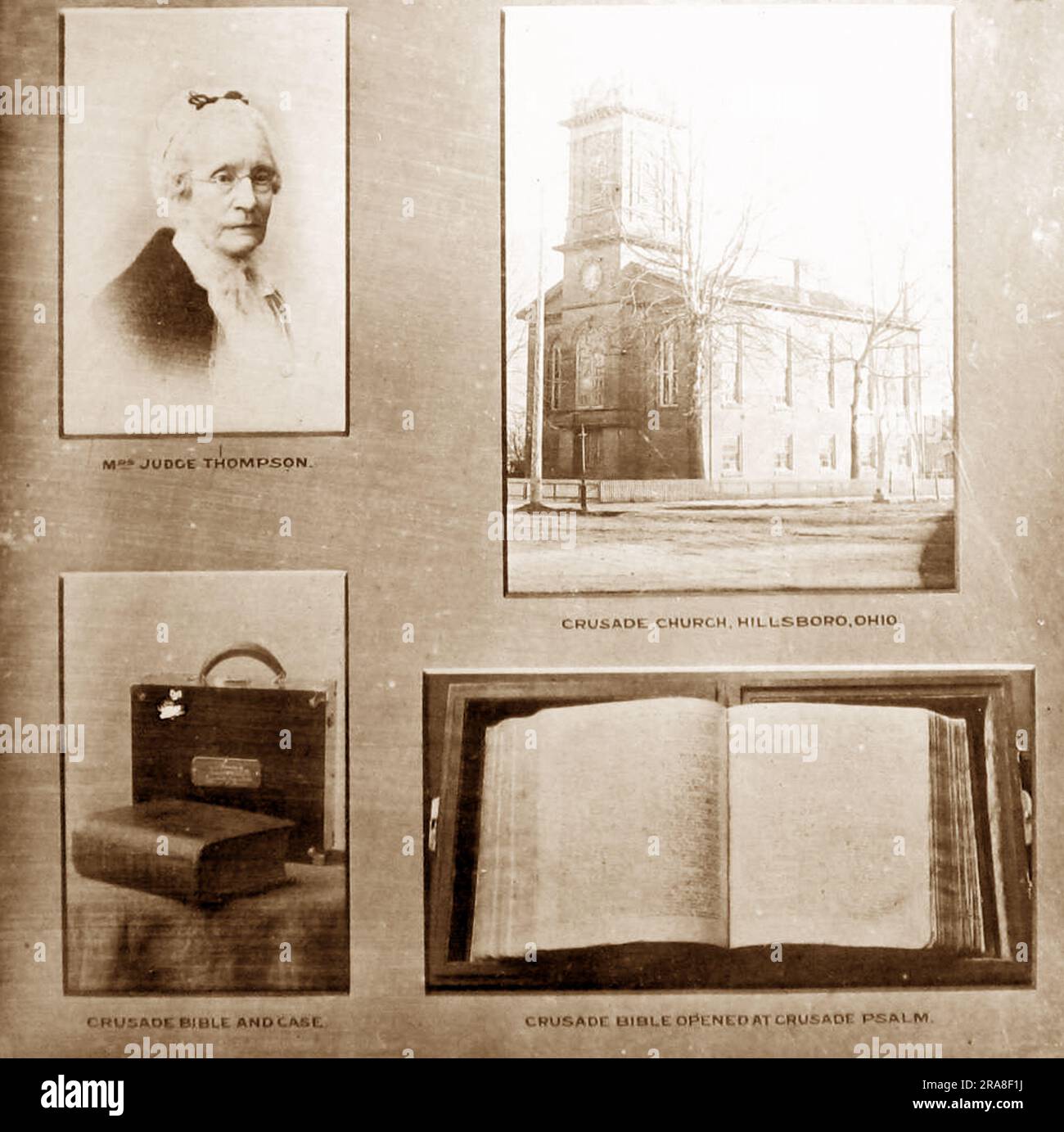 Women's Christian Temperance Movement, Ohio, USA, early 1900s Stock ...