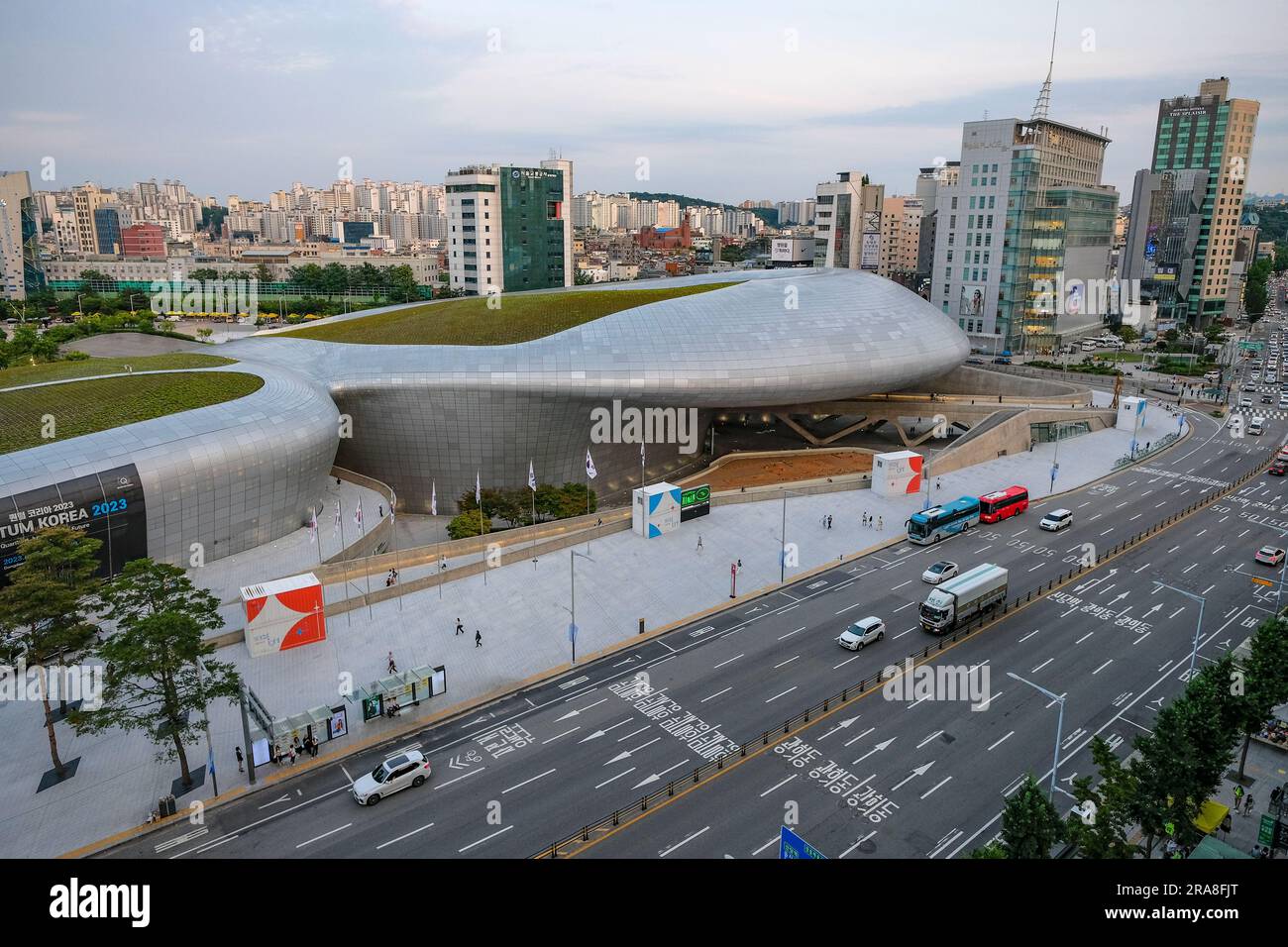 Seoul, South Korea - June 28, 2023: Views of Dongdaemun Design Plaza in ...