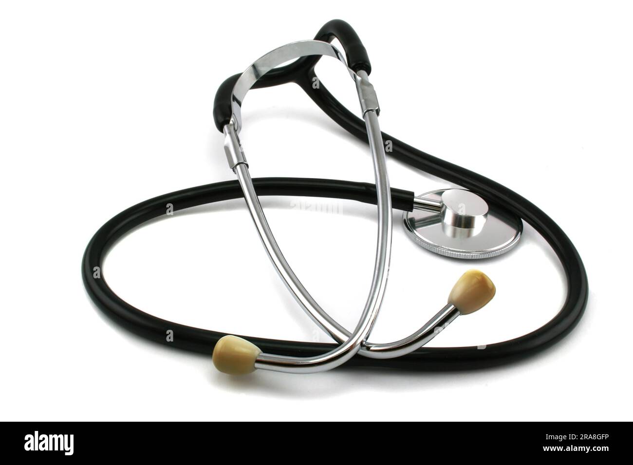 Medical phonendoscope on a white background Stock Photo - Alamy