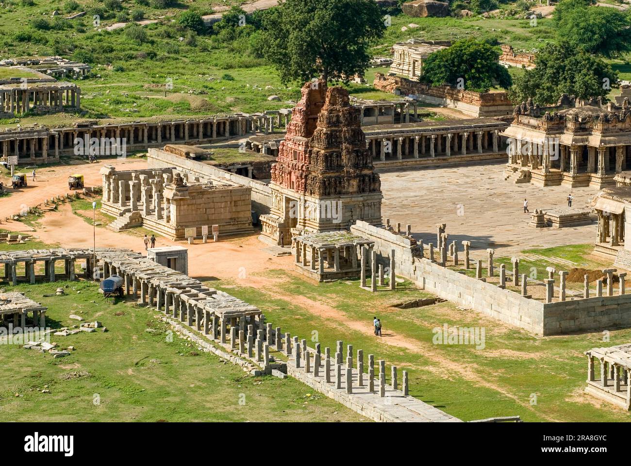 Birds eye view of Shri Vijayavitthala Temple in Hampi, Karnataka ...