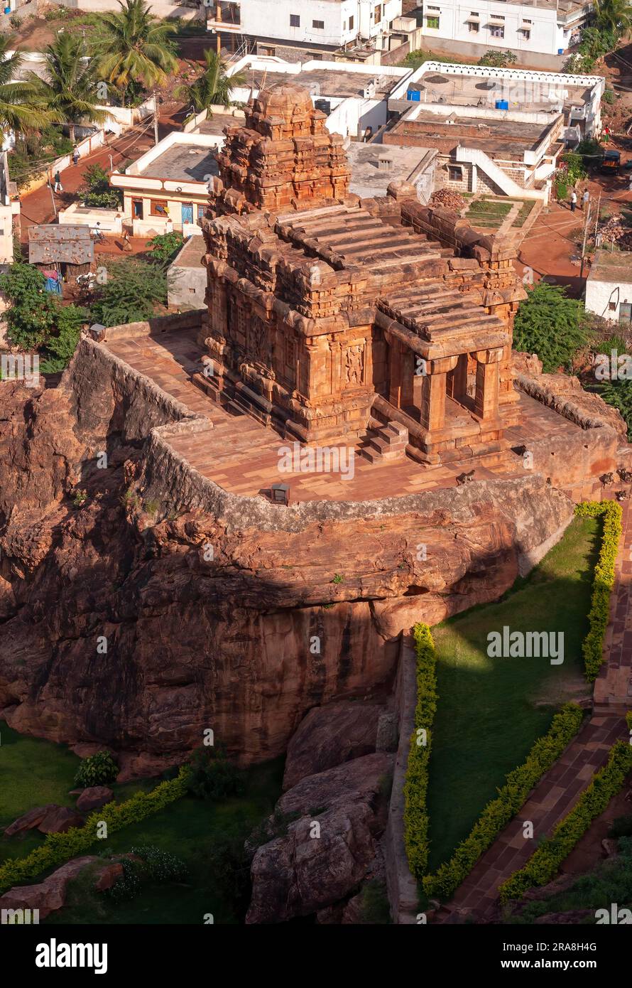 Mallegitti Shivalaya Temple in North Fort in Badami, Karnataka, South ...