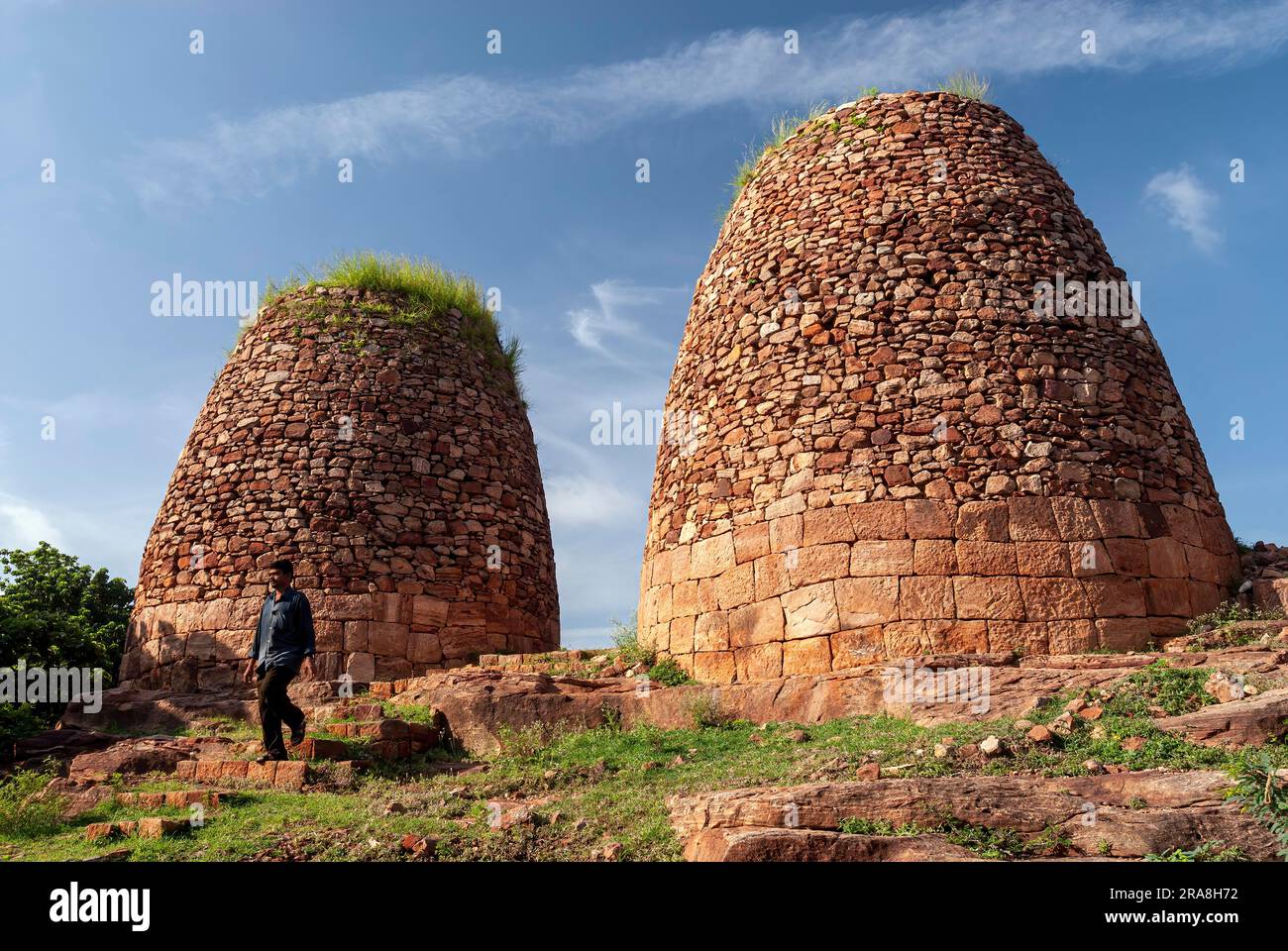 Gun Powder storage compartments in Badami, Karnataka, South India ...