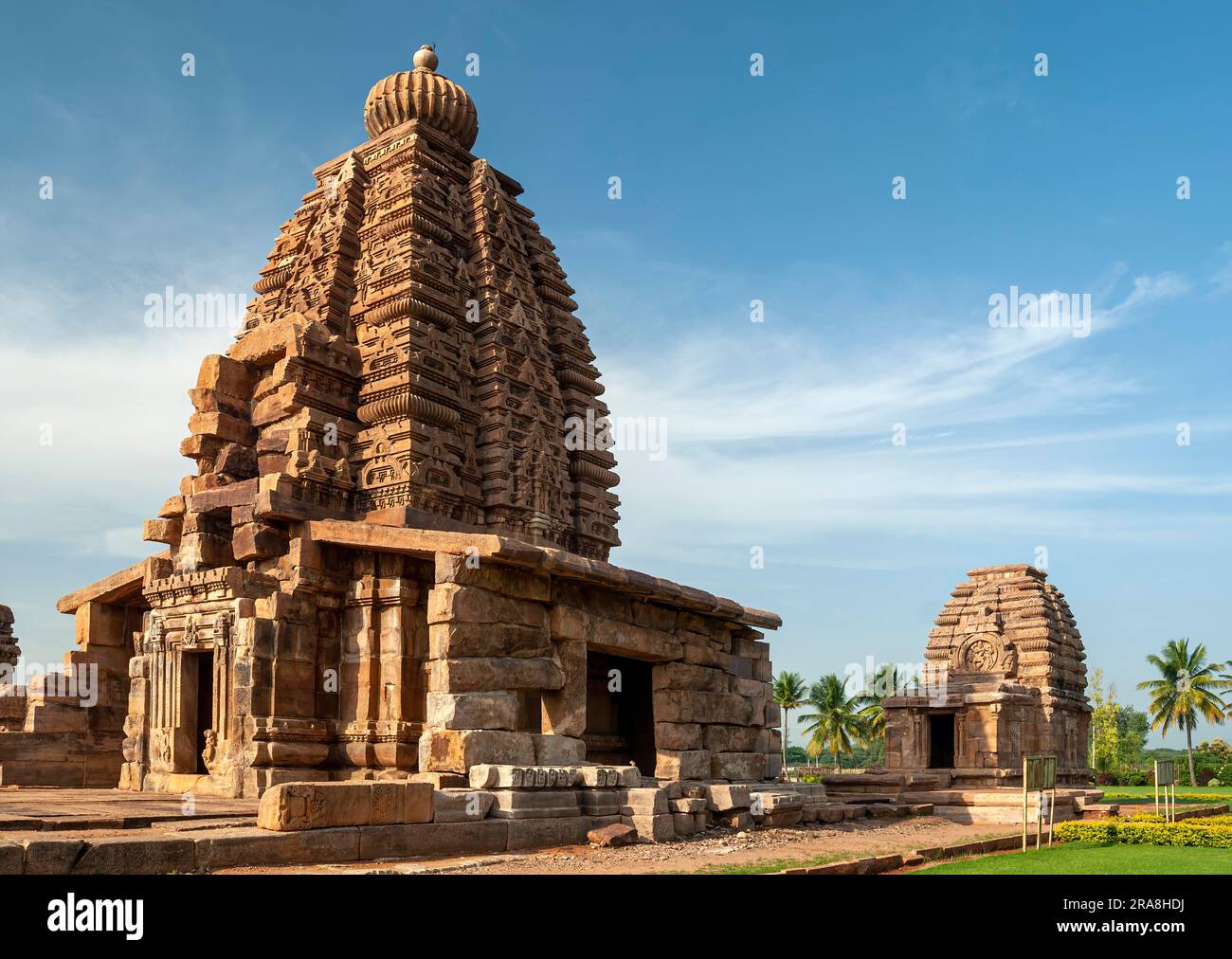 Temples in Pattadakal, Karnataka, India, Asia. Unesco World Heritage ...