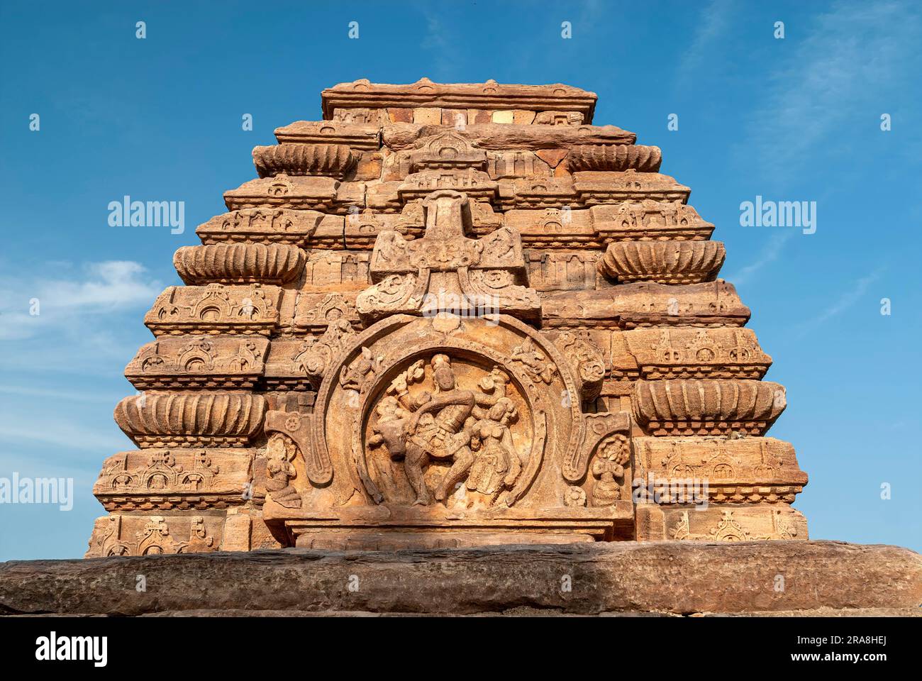 7th century Jambulingeshwara Temple in Pattadakal, Karnataka, India ...