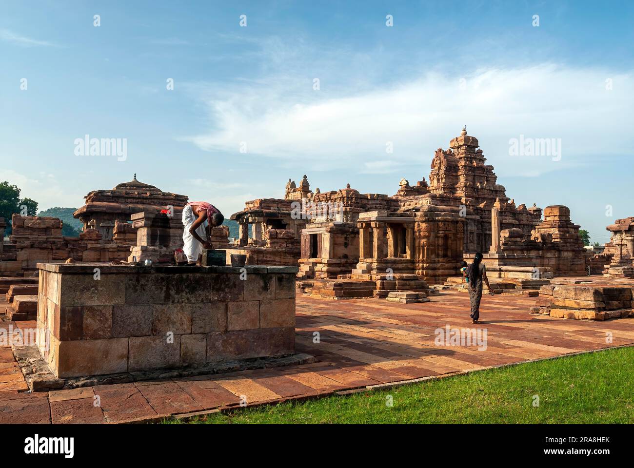 Temples in Pattadakal, Karnataka, India, Asia. Unesco World Heritage ...