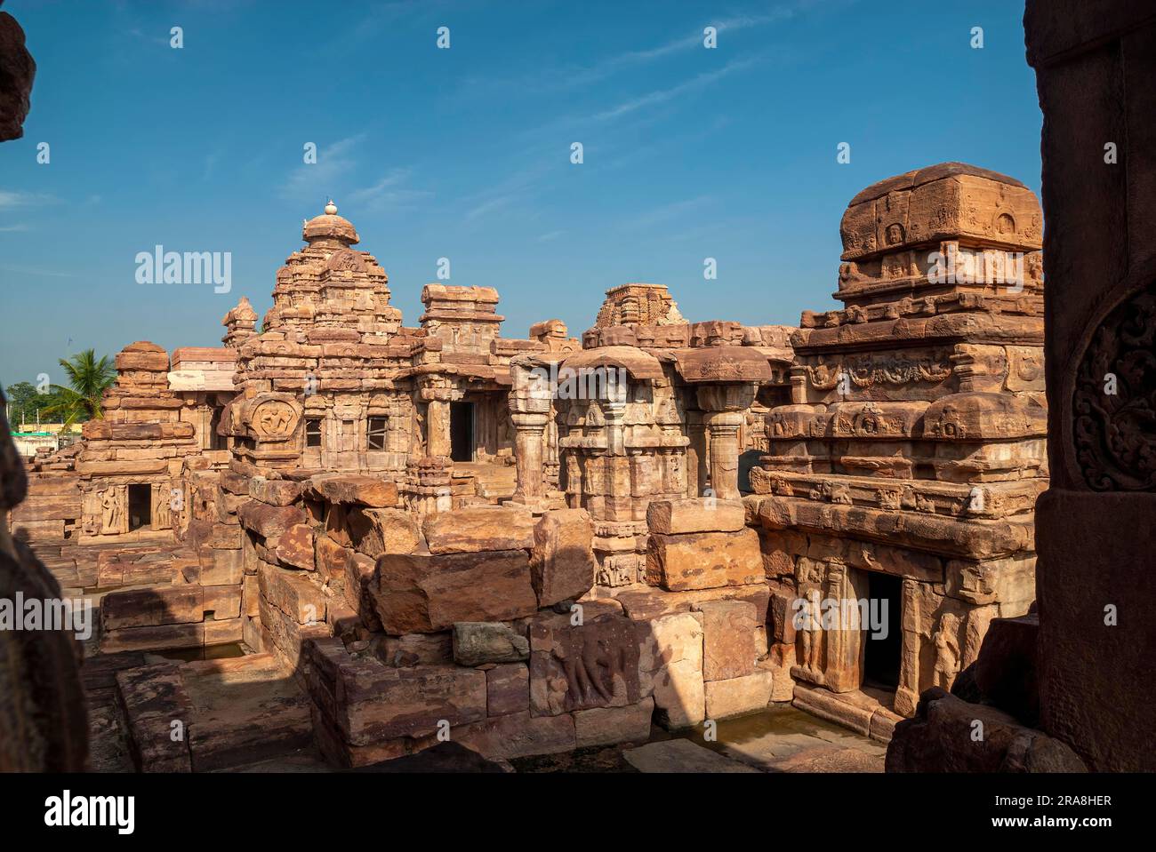 Temples in Pattadakal, Karnataka, India, Asia. Unesco World Heritage ...