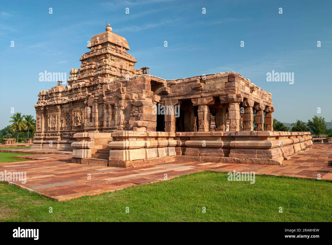 8th century Sangameshwara temple in Pattadakal, Karnataka, India, Asia ...
