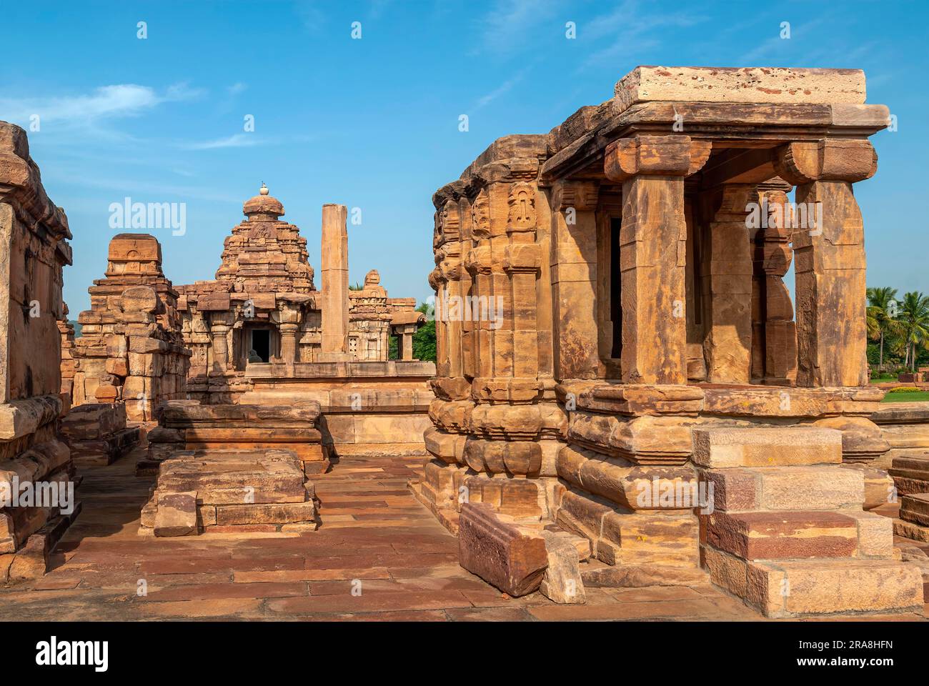 Temples in Pattadakal, Karnataka, India, Asia. Unesco World Heritage ...